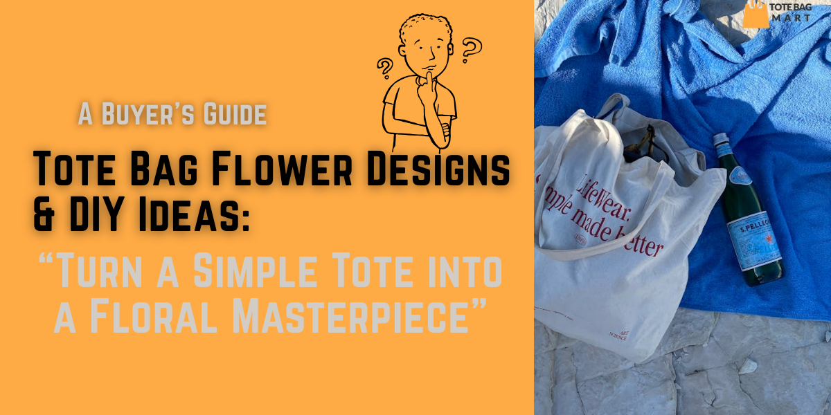 Tote Bag Flower Designs & DIY Ideas | Floral Tote Inspiration